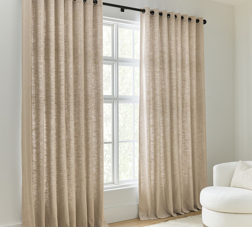 Pottery Barn Emery Linen Curtains
