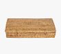 Tava Handwoven Tea Box with Lid | Pottery Barn