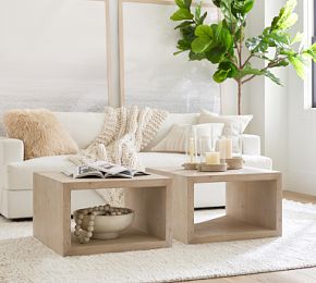 Folsom Small Square Coffee Table (29") | Pottery Barn