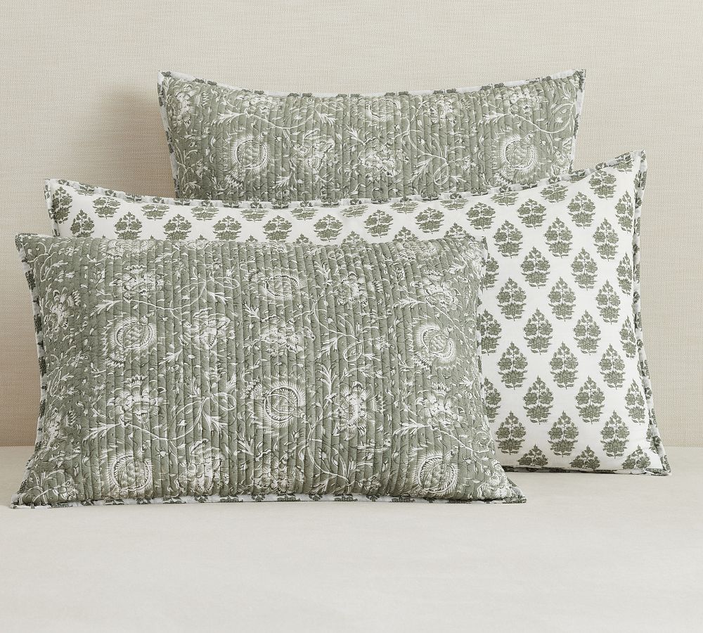 Sloan Voile Reversible Sham | Pottery Barn