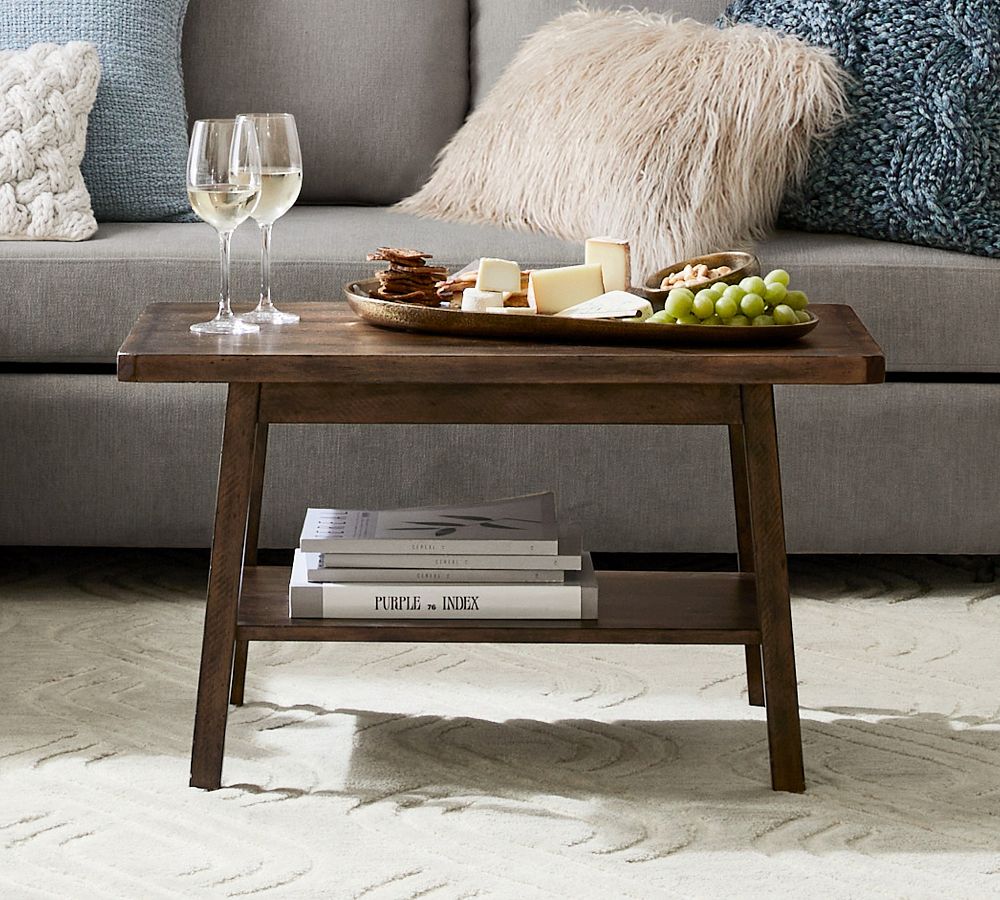 Mateo Rectangular Coffee Table (31.5") | Pottery Barn