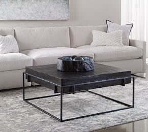 Esme Square Metal Coffee Table (35") | Pottery Barn