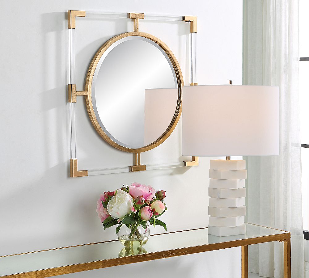 Shana Round Wall Mirror | Pottery Barn