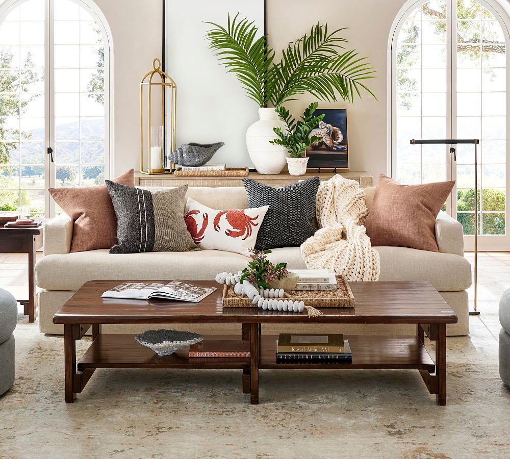 Auburn Rectangular Grand Coffee Table | Pottery Barn