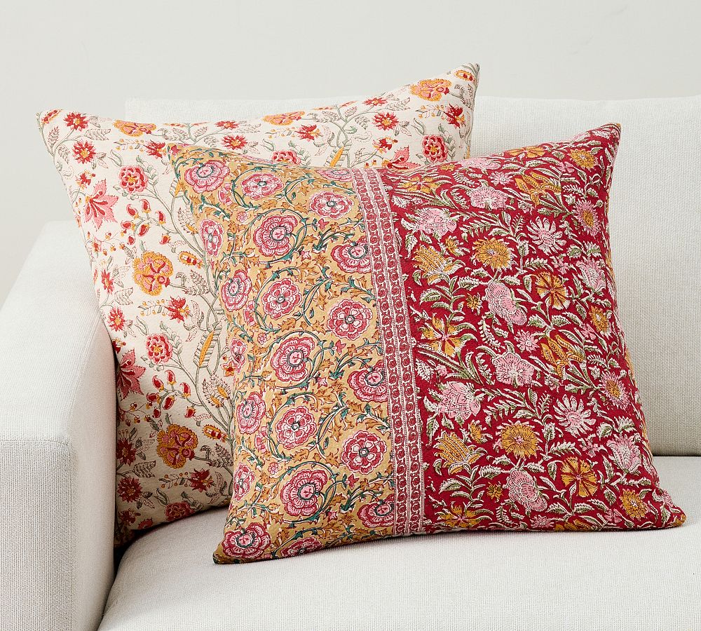 Annalise Reversible Printed Pillow | Pottery Barn