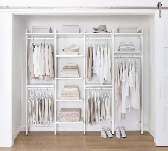 Essential Reach-In Closet by Hold Everything, 8' Hanging System with ...