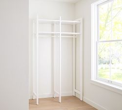 Essential Walk-In Closet by Hold Everything, 4' Long Hanging System ...