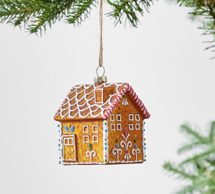 Gingerbread House Ornament | Pottery Barn