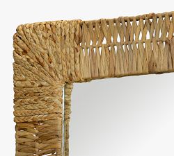 Cameron Jute Rectangular Mirror - 40"W x 55"H | Pottery Barn