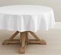 Belgian Linen Round Tablecloth | Pottery Barn