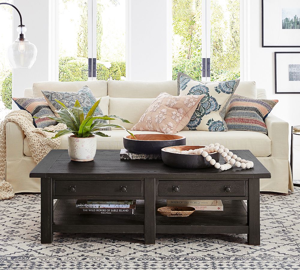 Benchwright Rectangular Grand Coffee Table (60") | Pottery Barn