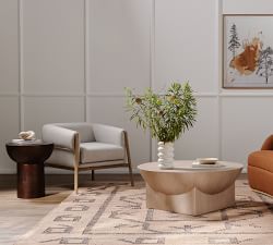 Encina Round Metal End Table (20") | Pottery Barn