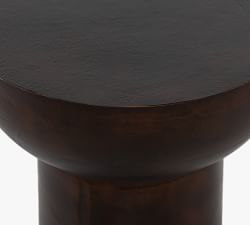 Encina Round Metal End Table (20") | Pottery Barn