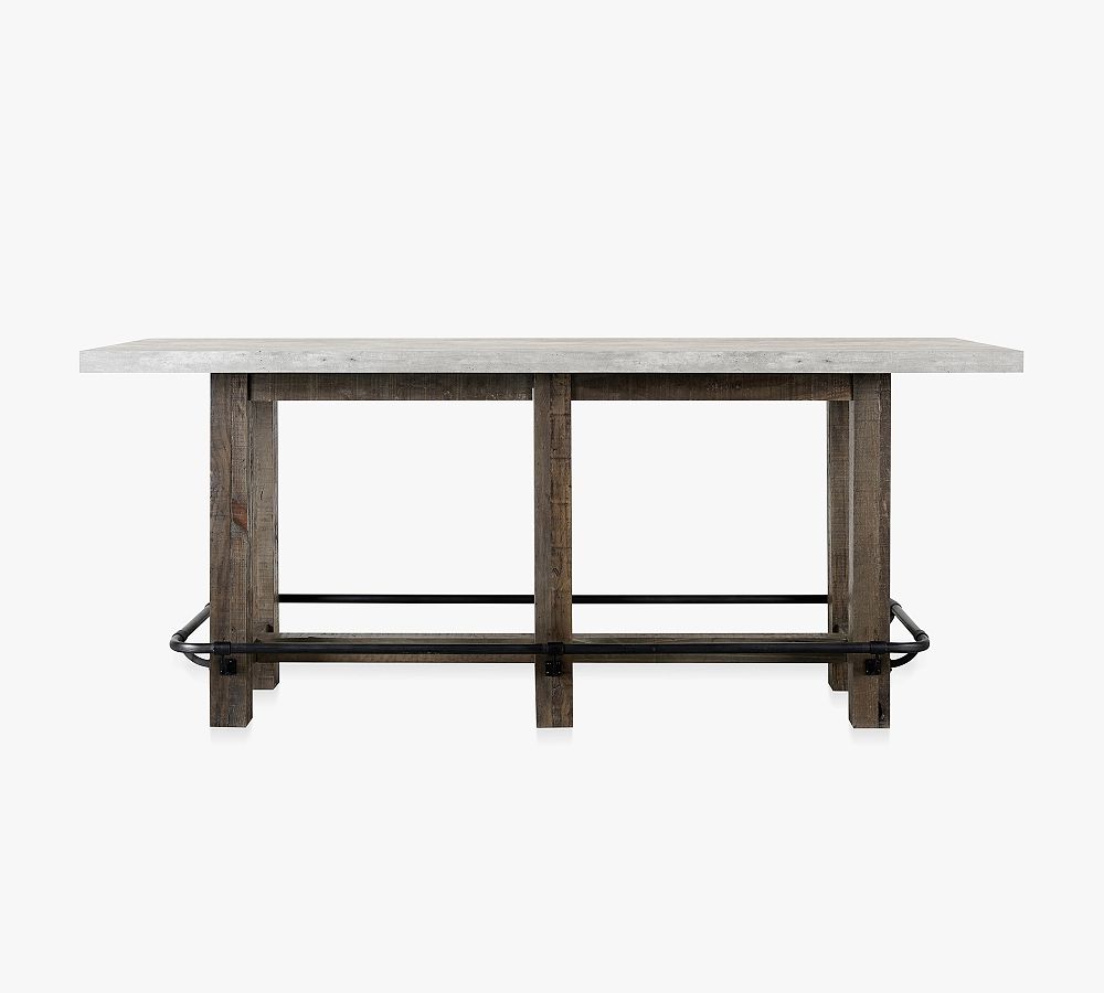 Mabel Concrete Counter Height Dining Table | Pottery Barn