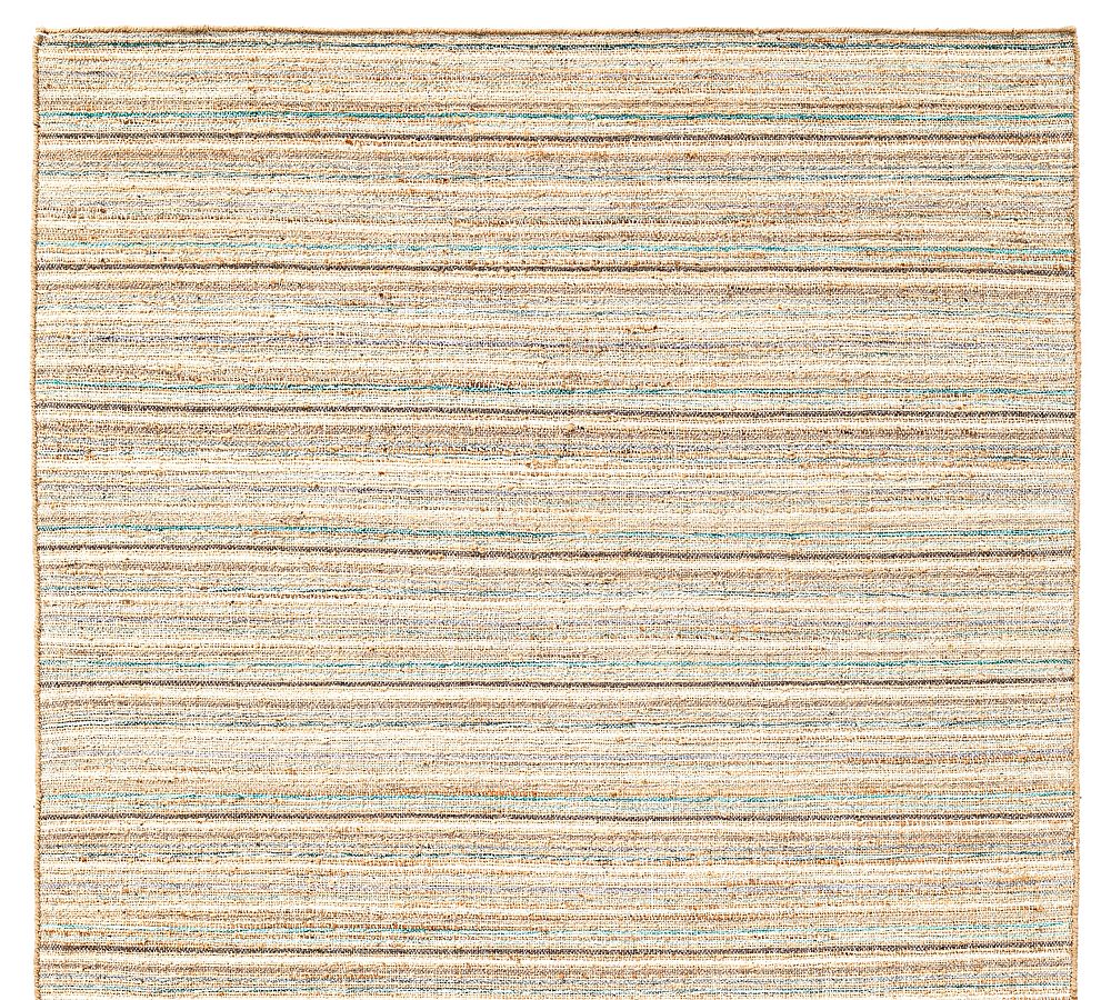 Calista Stripe Jute Wool Rug | Pottery Barn