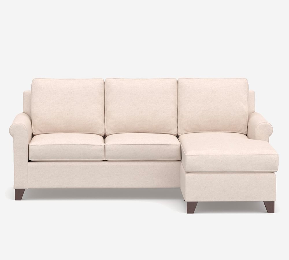 Cameron Roll Arm Reversible Chaise Sectional (88") | Pottery Barn