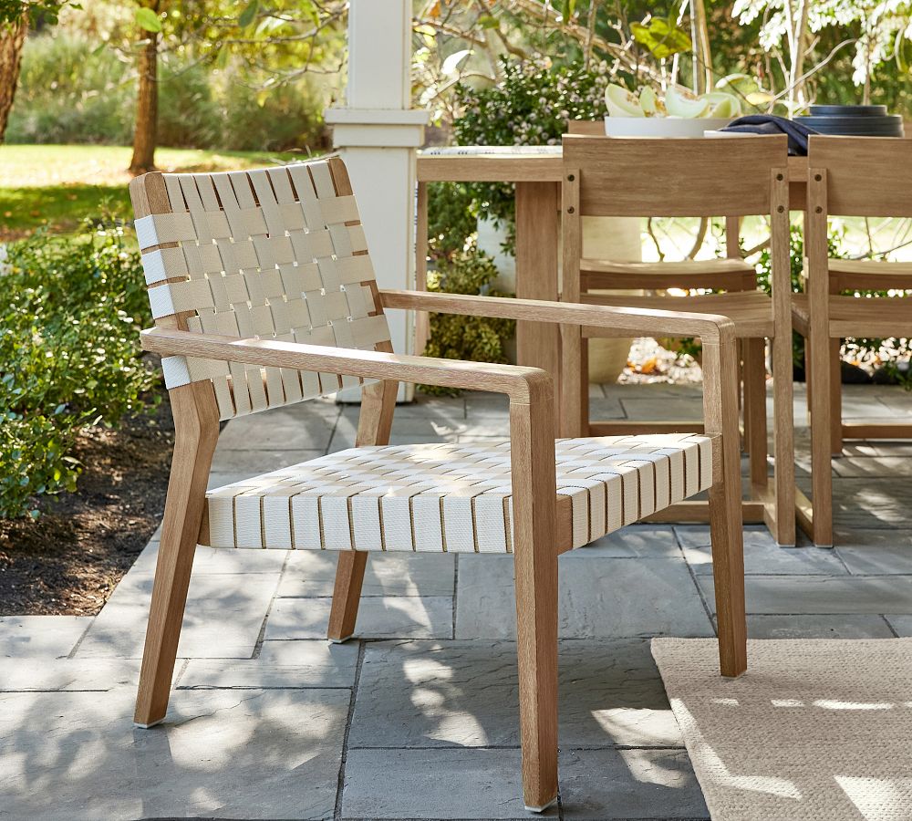 Monterey Stacking Outdoor Lounge Chair | Pottery Barn