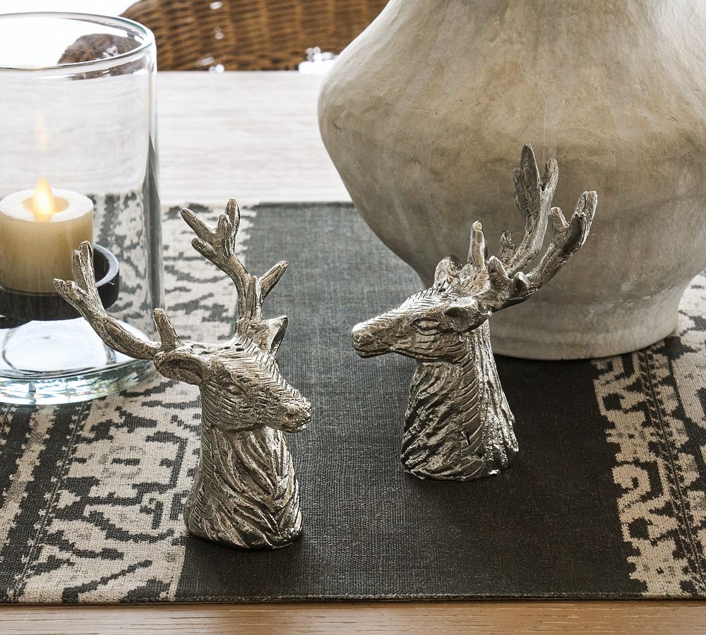 Stag Salt & Pepper Shakers | Pottery Barn