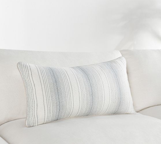 Conney Striped Lumbar Pillow | Pottery Barn