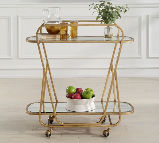 Capra Metal Bar Cart (36") | Pottery Barn