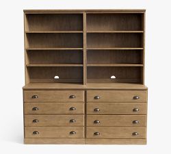 Printers Storage Bookcase Suite (64") | Pottery Barn