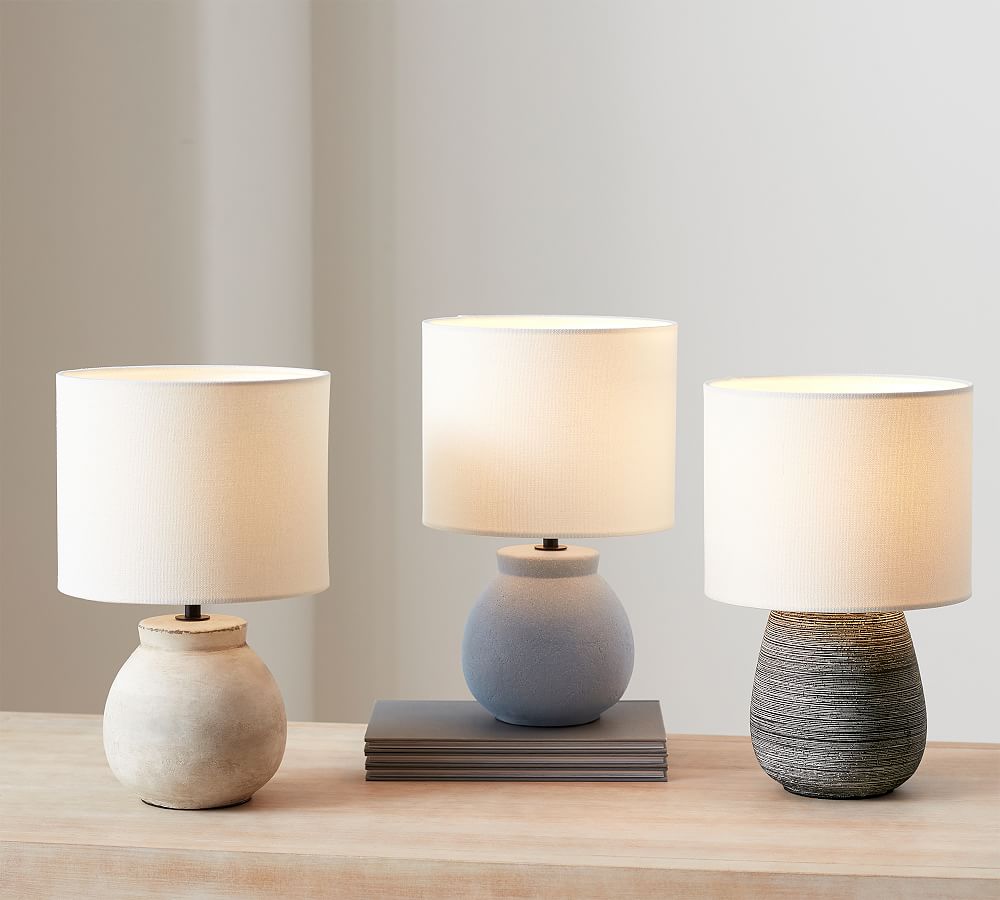Carmen Concrete Table Lamp (8") | Pottery Barn