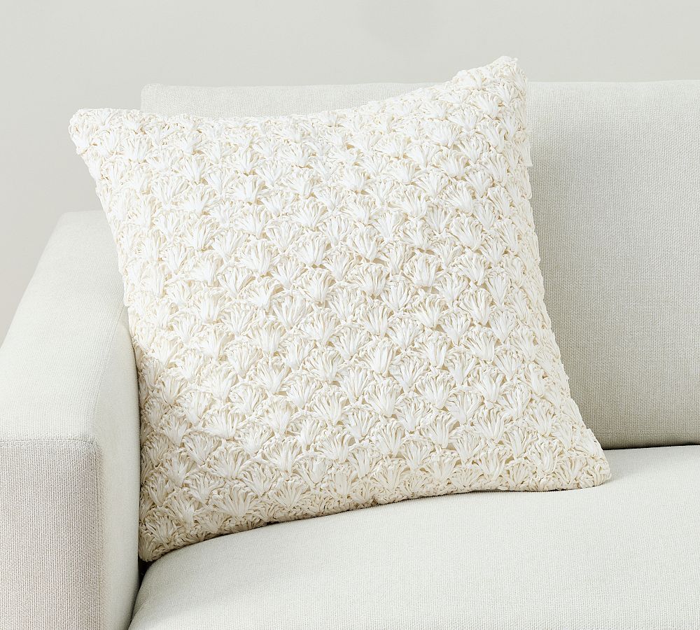 Shell Crochet Pillow | Pottery Barn