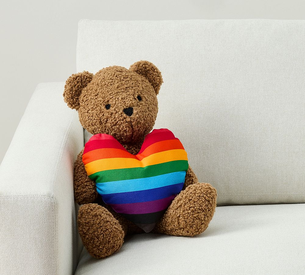 Trevor Project Teddy Shaped Pillow | Pottery Barn