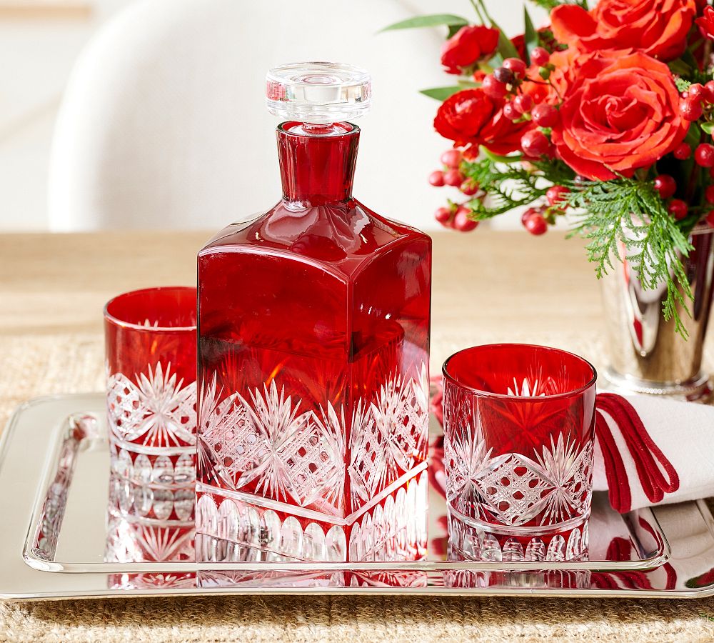 Antique Cut Glass Decanter | Pottery Barn