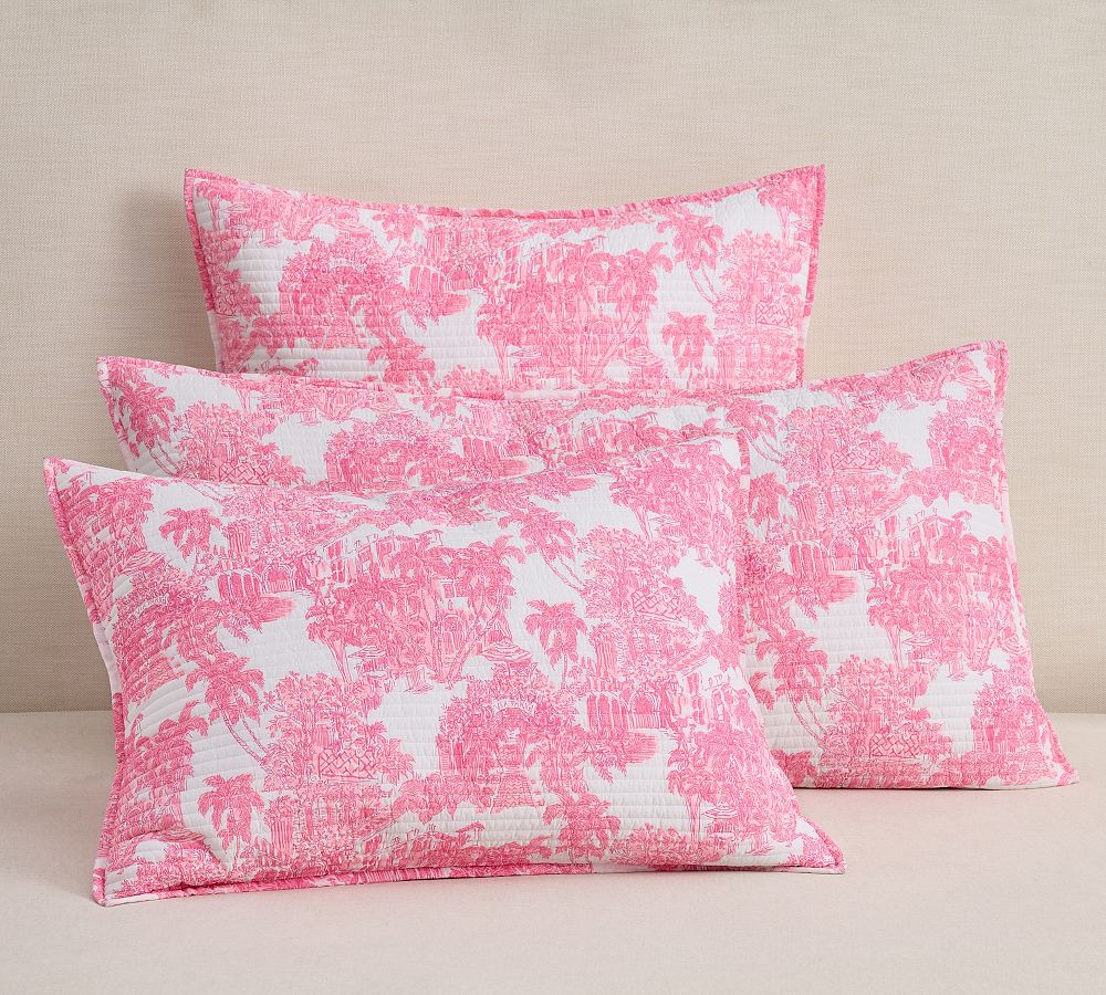 Lilly Pulitzer Palm Beach Quilted Sham | Pottery Barn