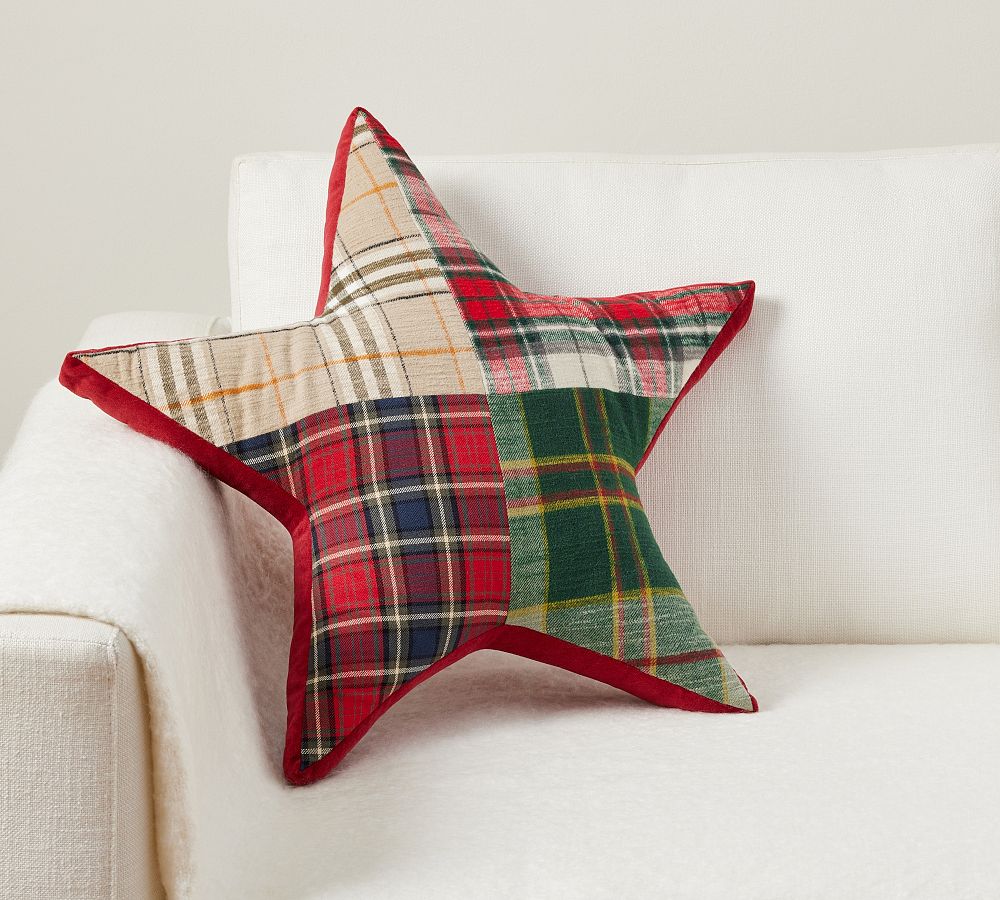 Kirk Patchwork Star Shaped Pillow | Pottery Barn