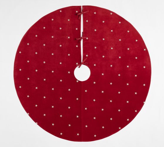 Vintage Star Tree Skirt | Pottery Barn