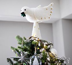 Felt Dove Tree Topper | Pottery Barn