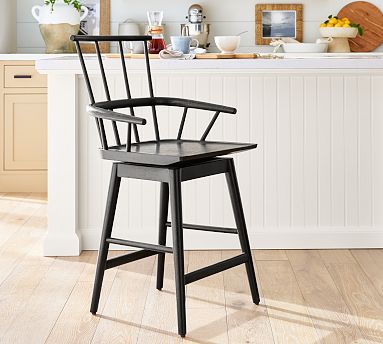 Windsor Swivel Counter Stool | Pottery Barn