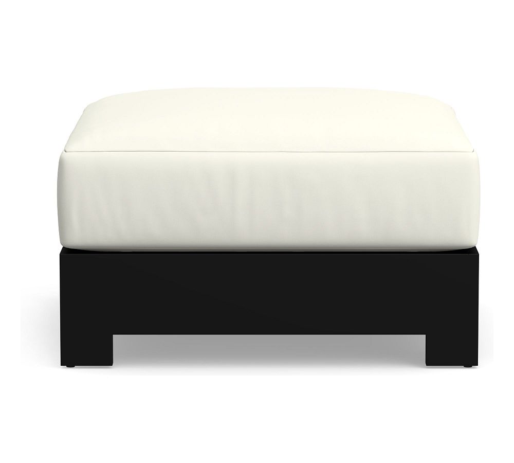 Malibu Metal Platform Ottoman Cushion | Pottery Barn