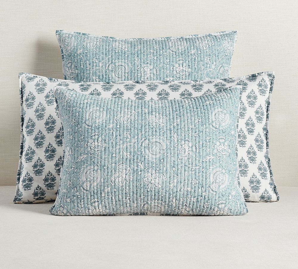 Open Box: Sloan Voile Reversible Quilted Sham | Pottery Barn