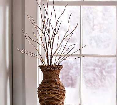 Lit Birch Branches | Pottery Barn