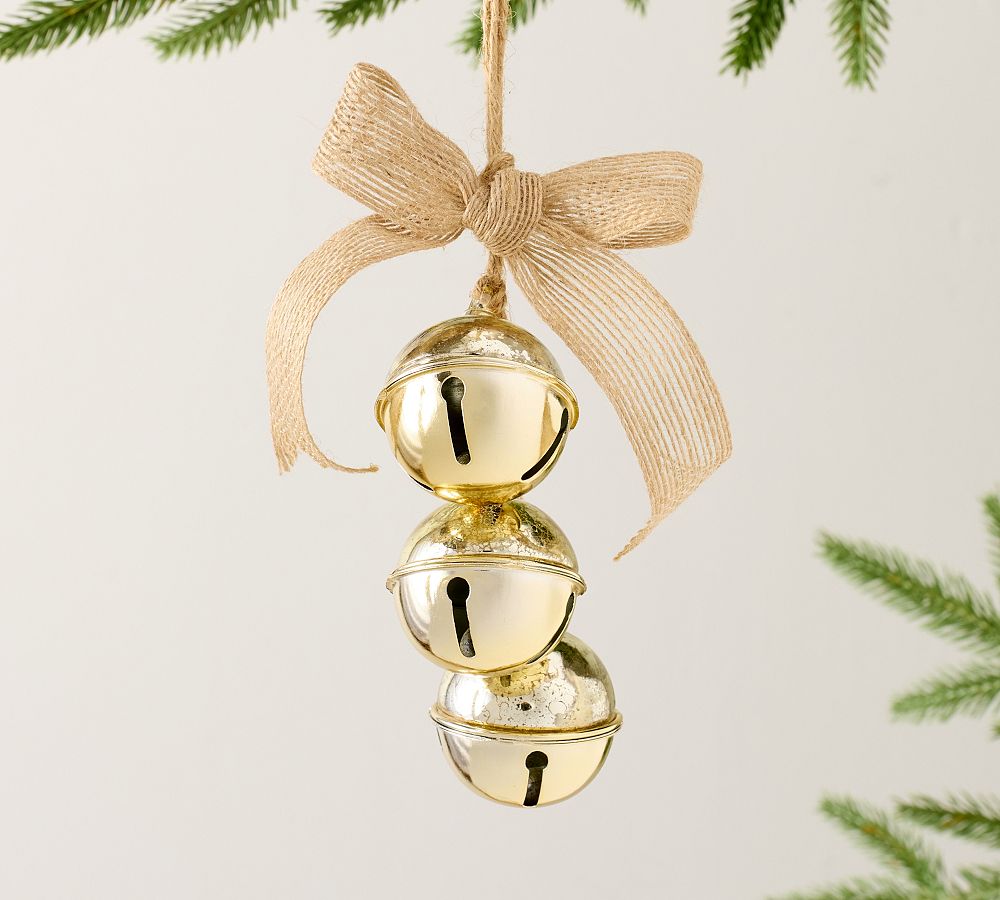 Golden Bells Ornament | Pottery Barn