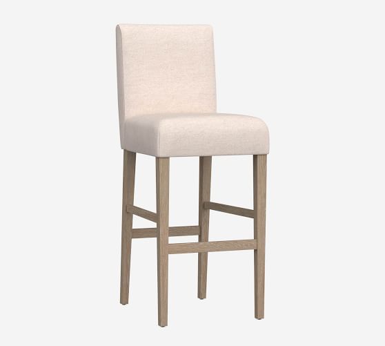 Oliver Upholstered Bar Stool | Pottery Barn