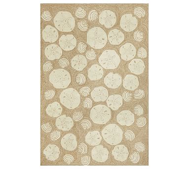 Seashell Hand-Tufted Outdoor Rug | Pottery Barn