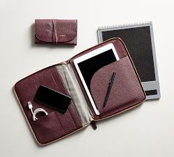 Reese Leather Accessories Collection | Pottery Barn