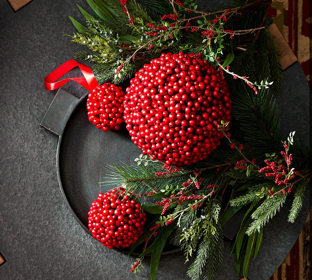Faux Berry Kissing Ball | Pottery Barn