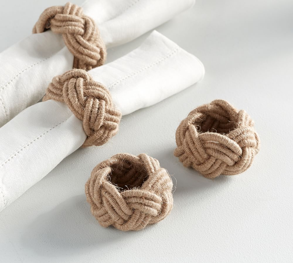 Braided Rope Napkin Ring | Pottery Barn