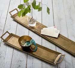 Rectangular Cast Decorative Tray | Pottery Barn