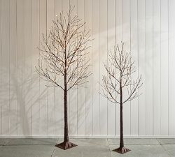 Lit Outdoor Willow Twinkling Twig Tree | Pottery Barn