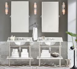 Hayden Double Tube Sconce (17'') | Pottery Barn