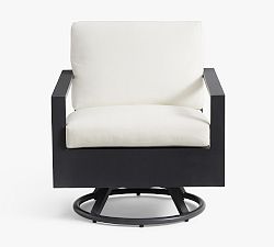Indio Metal Swivel Outdoor Lounge Chair | Pottery Barn