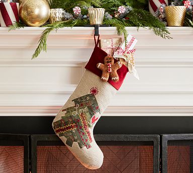 Pottery Barn Quilted Stocking