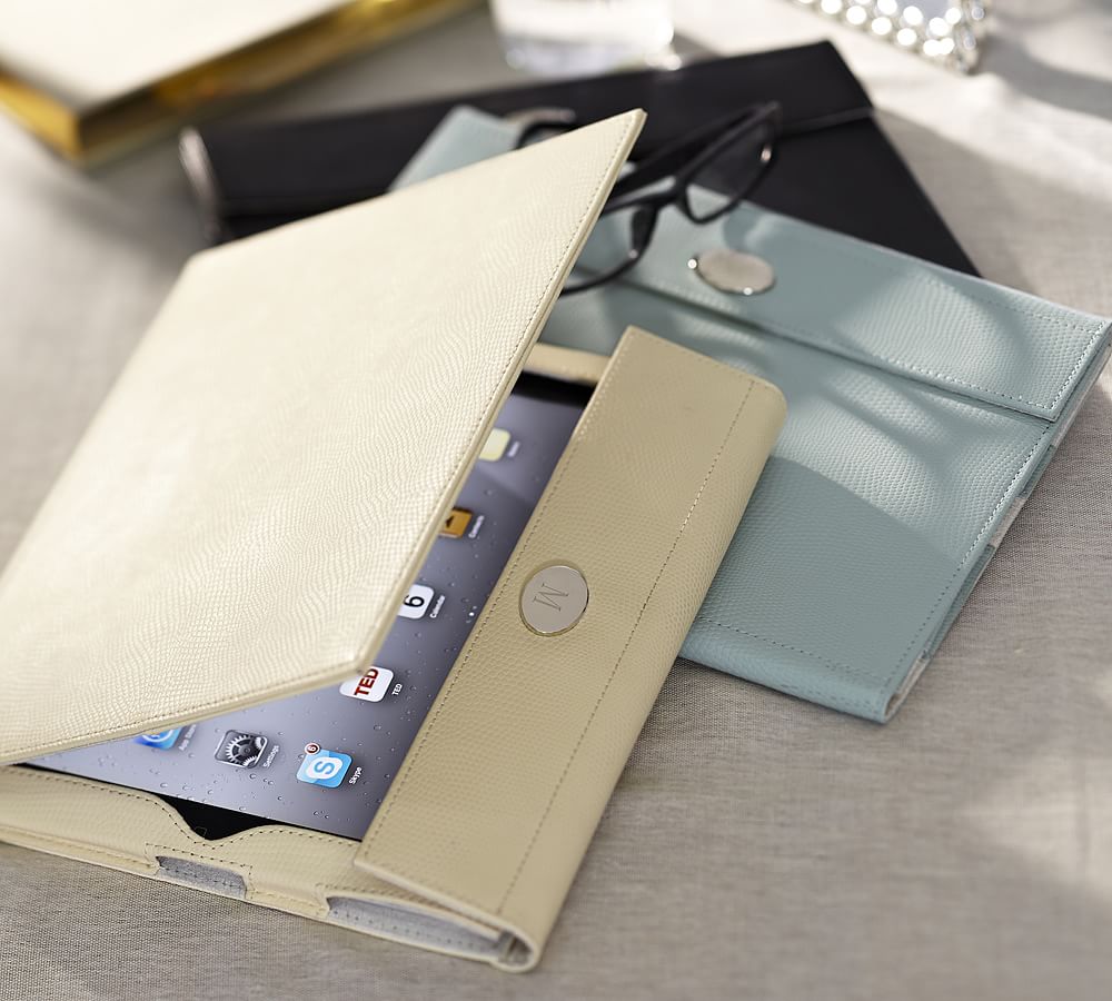 McKenna Leather Tablet Case | Pottery Barn