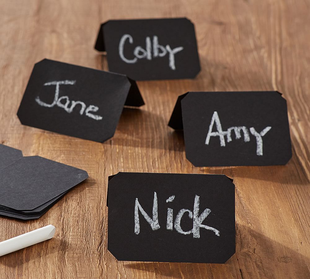 Chalkboard Name Tags | Pottery Barn